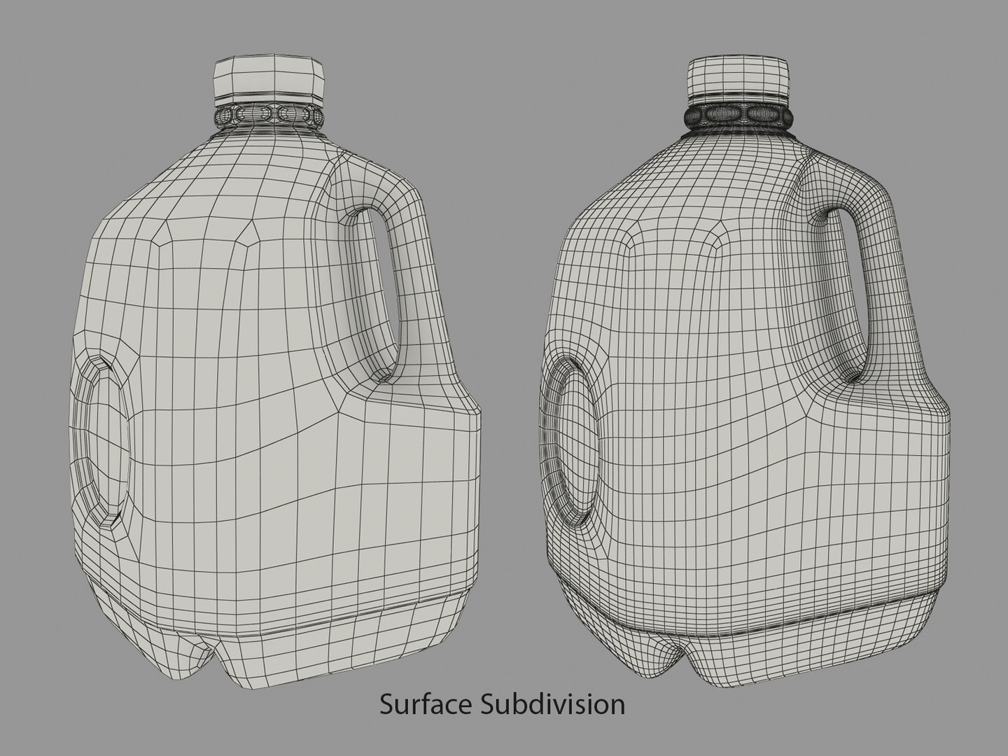 Gallon Plastic Bottle 3D Model - TurboSquid 1496590