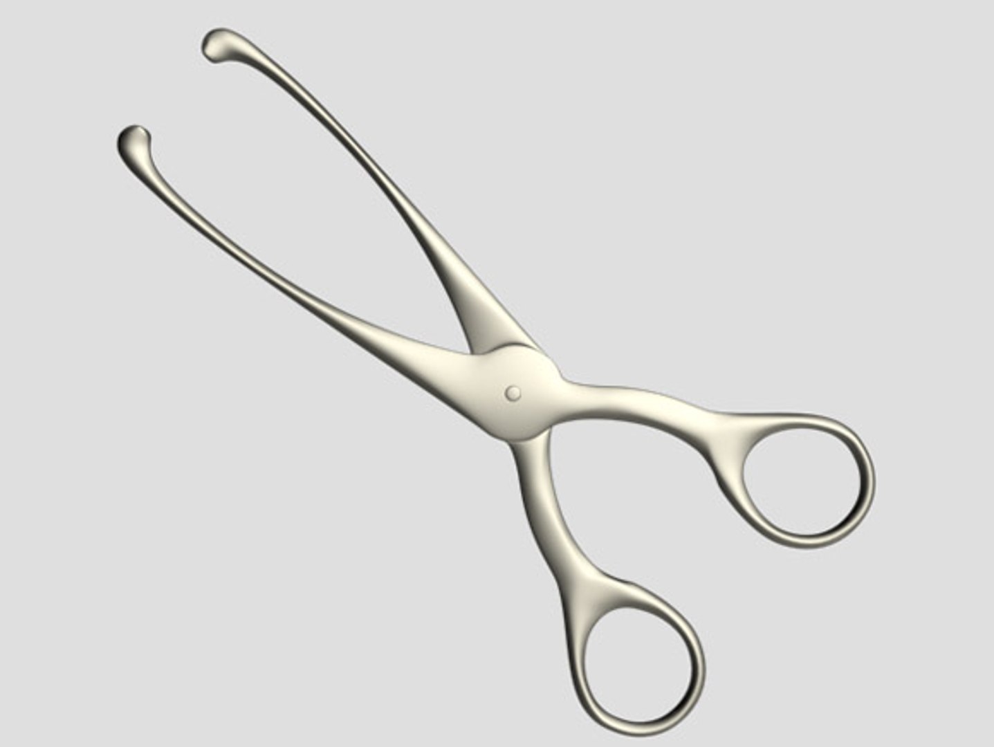3d tongs pair model