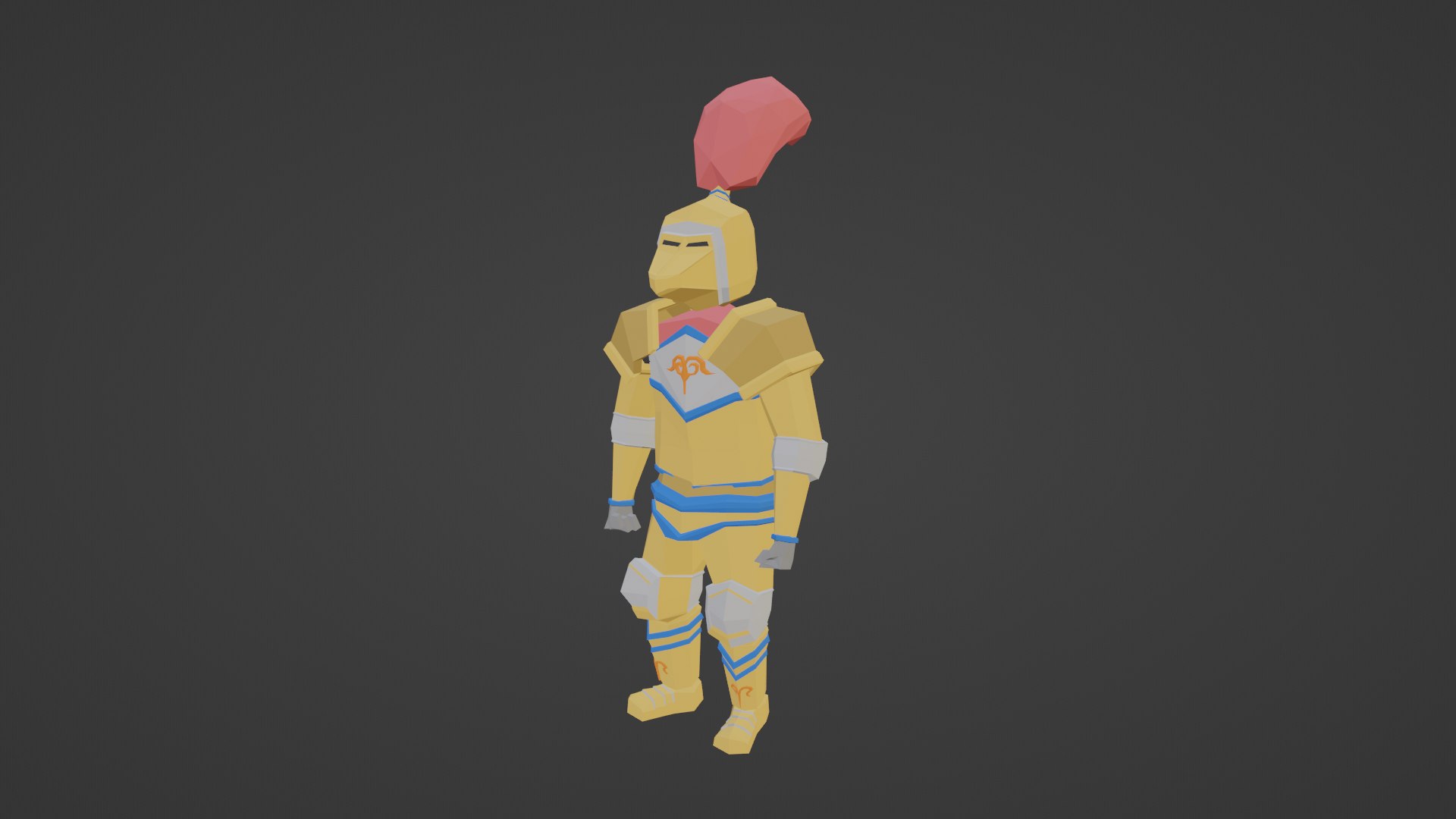 3D LOW POLY Paladin - TurboSquid 2207377