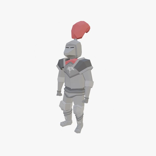 3D модель LOW POLY Паладин - TurboSquid 2207377