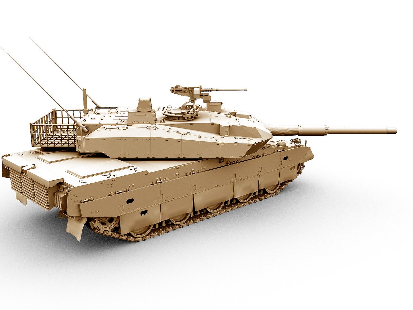 3D Type 10 Tank - TurboSquid 1532796