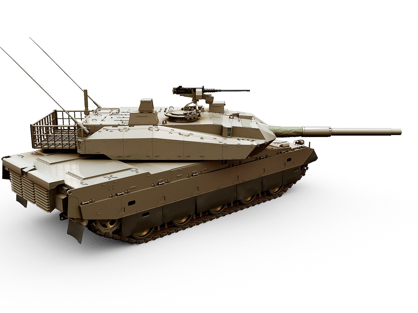 3D Type 10 Tank - TurboSquid 1532796