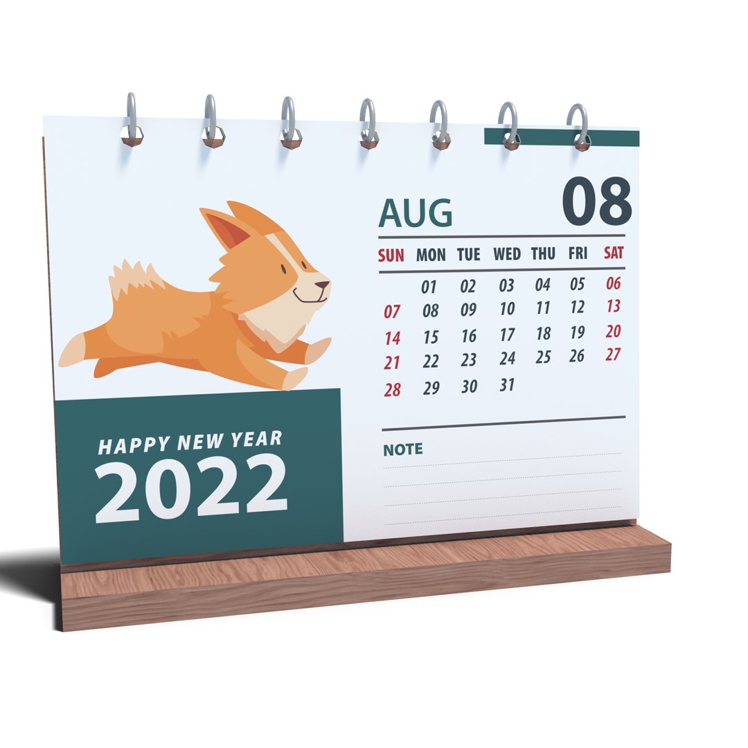Cat Calendar 3D Model - TurboSquid 2084151