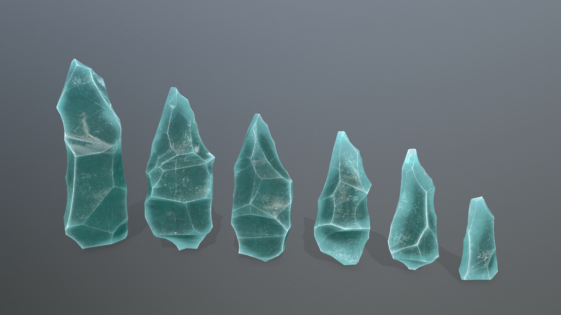 Crystals 3D Model - TurboSquid 2396764