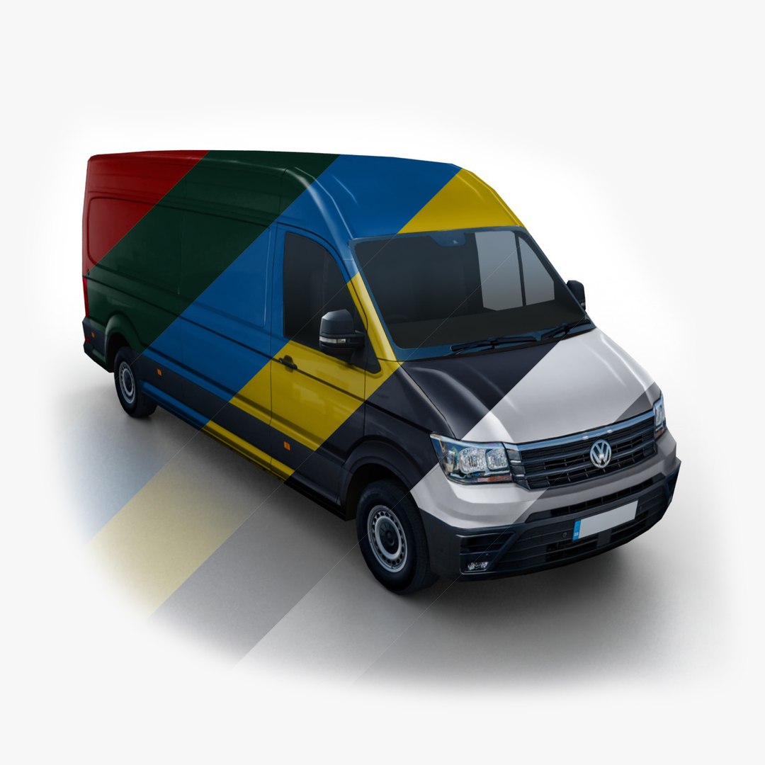 VW Crafter 2017 Multi Color 3D - TurboSquid 1946980