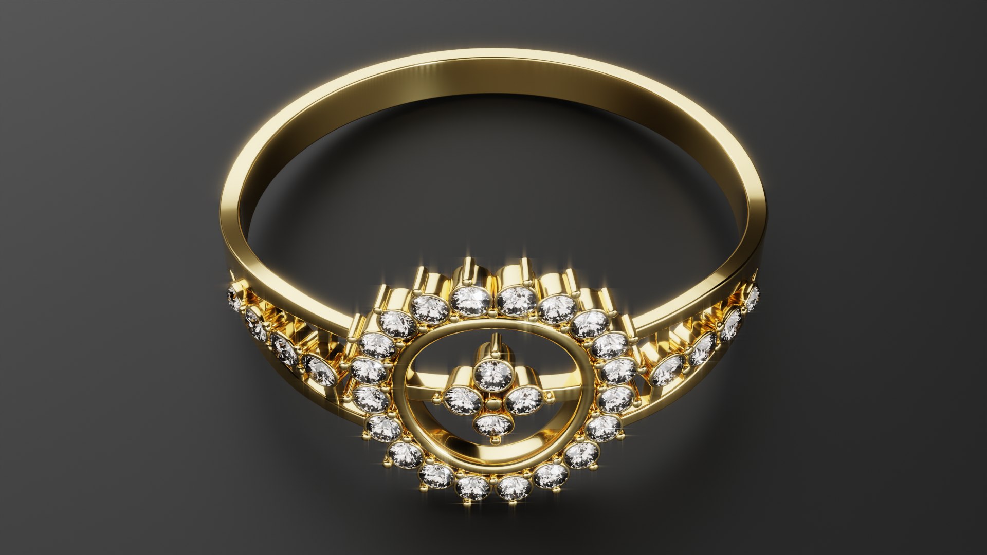 Gold Ring 3D Model - TurboSquid 2338787