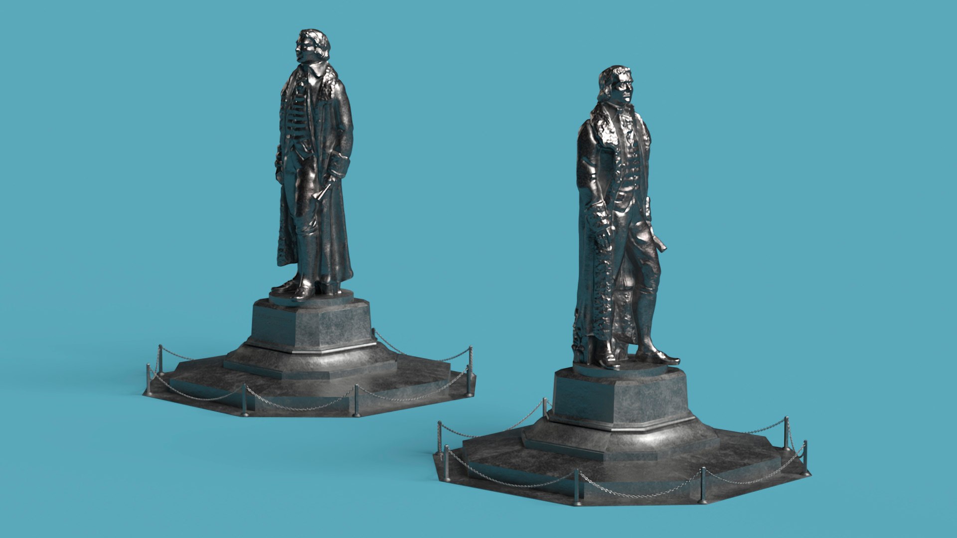 Thomas Jefferson Statue For 3D Print 3D - TurboSquid 2286784