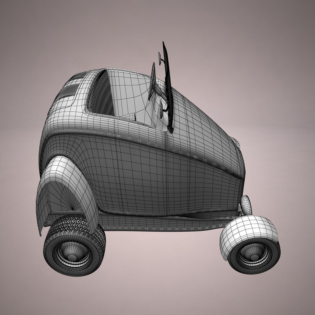 3D hot rod car - TurboSquid 1337253