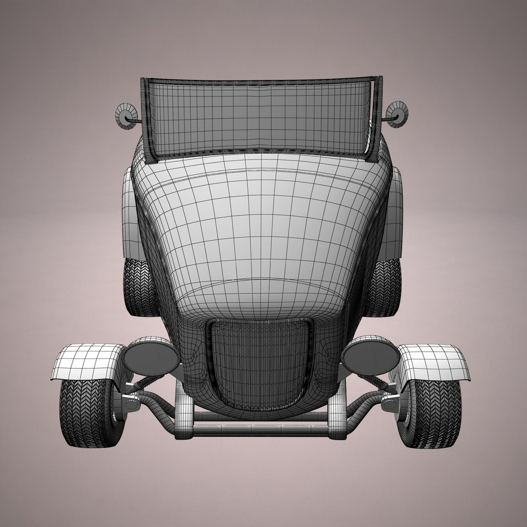 3D hot rod car - TurboSquid 1337253