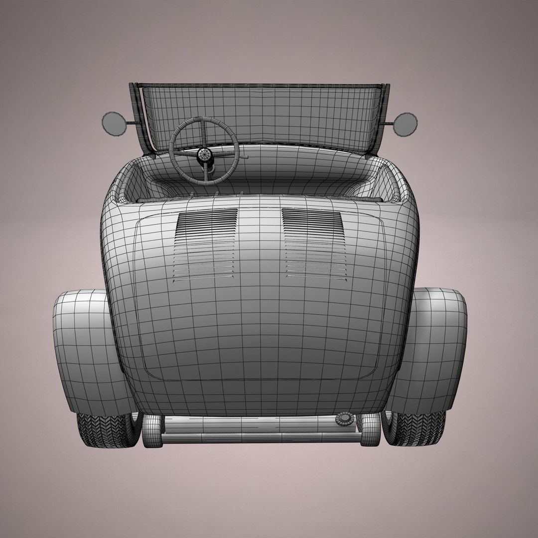 3D hot rod car - TurboSquid 1337253