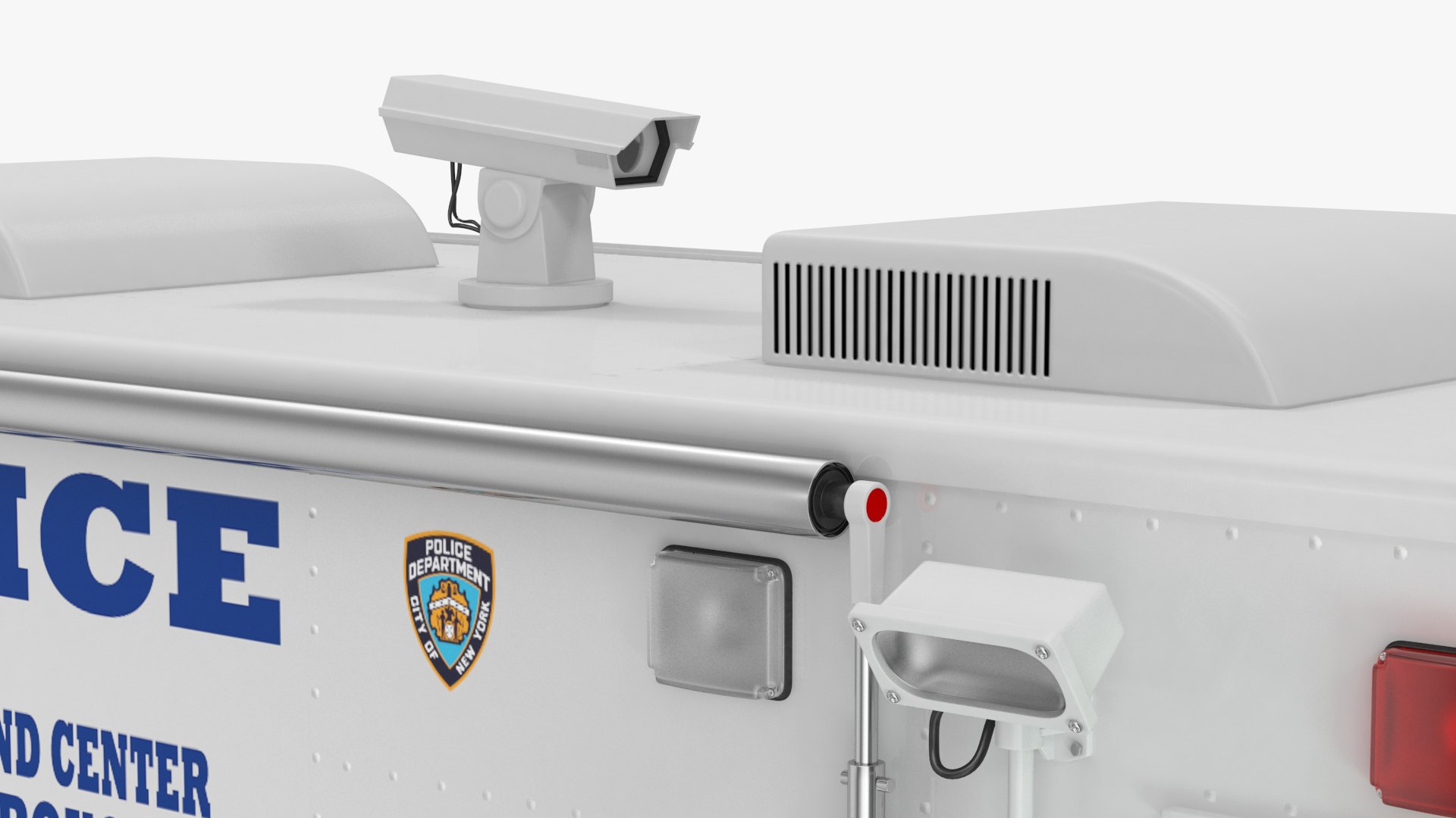 3D NYPD Mobile Command Center Rigged for Cinema 4D - TurboSquid 2090429