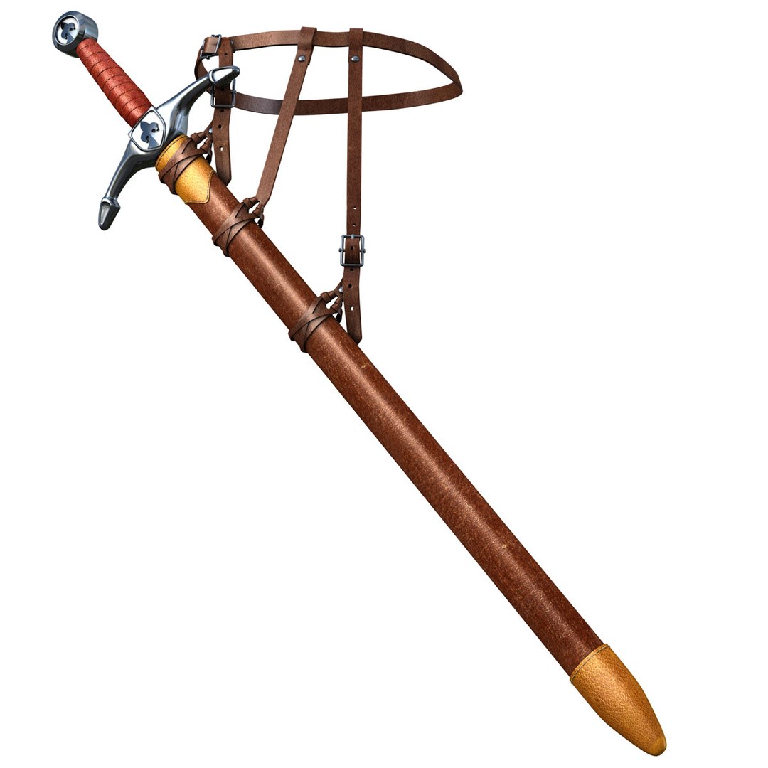 c4d sword scabbard