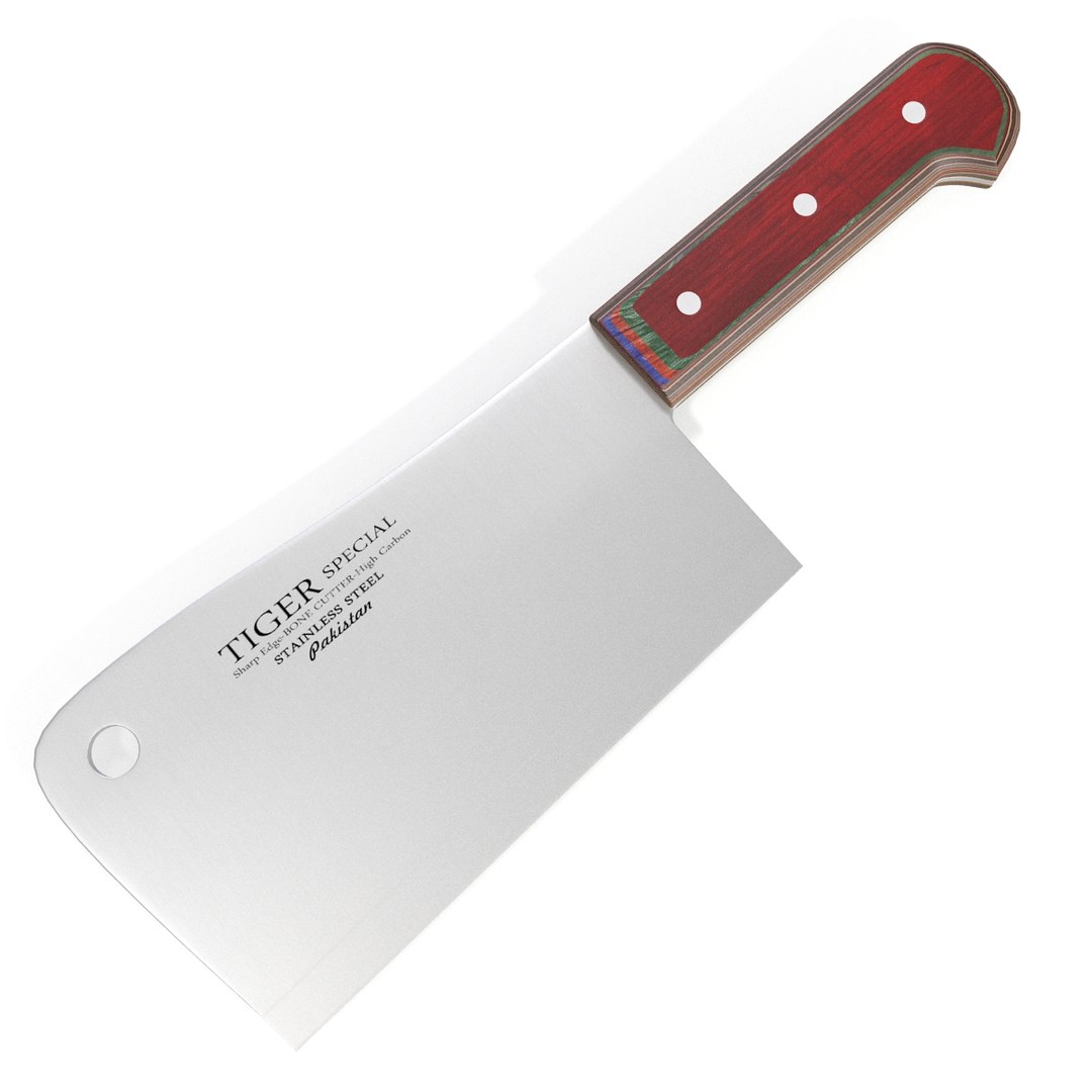 Meat Cleaver 3d Model