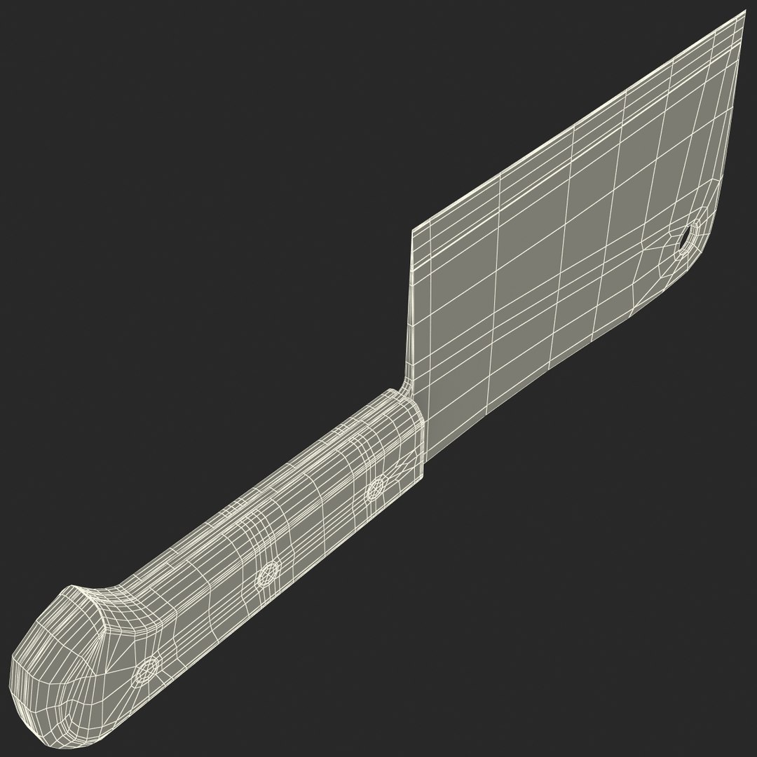 Meat Cleaver 3d Model