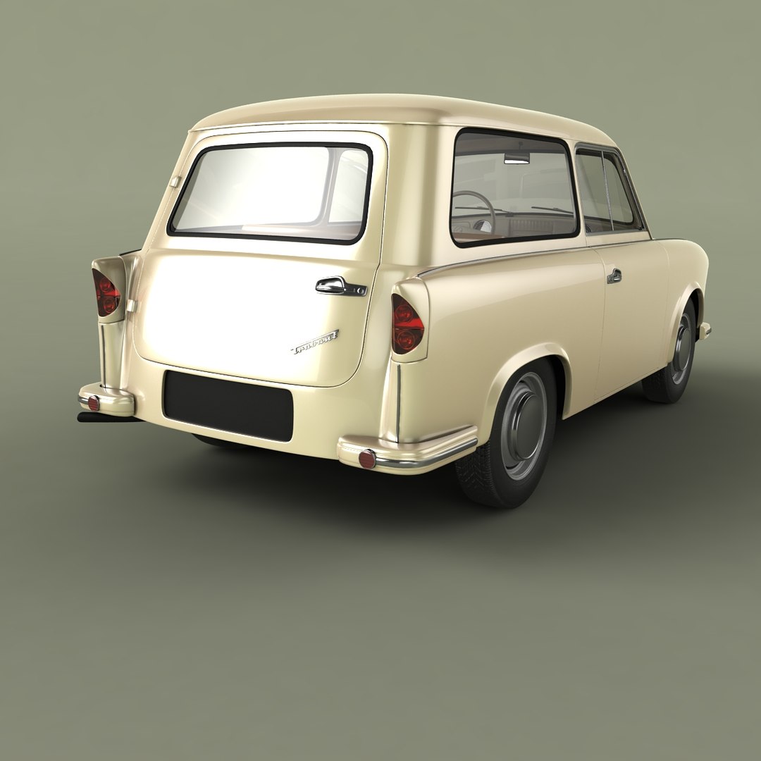 3D 1958 Trabant P50 Kombi Model - TurboSquid 1536975