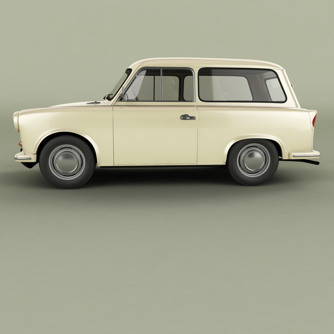 3D 1958 Trabant P50 Kombi Model - TurboSquid 1536975