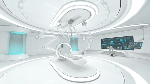 Sci-fi laboratory interior room 3D model - TurboSquid 1628973