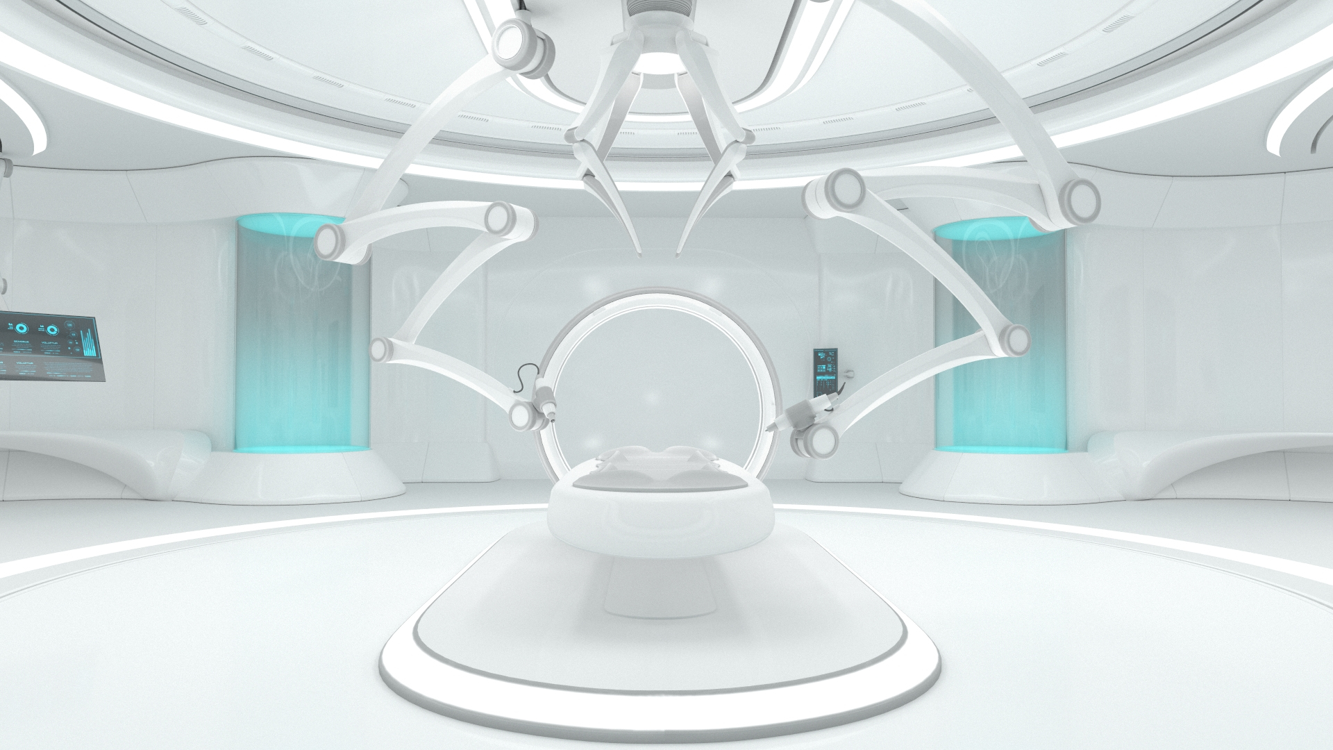 Sci-fi Laboratory Interior Room 3D Model - TurboSquid 1628973
