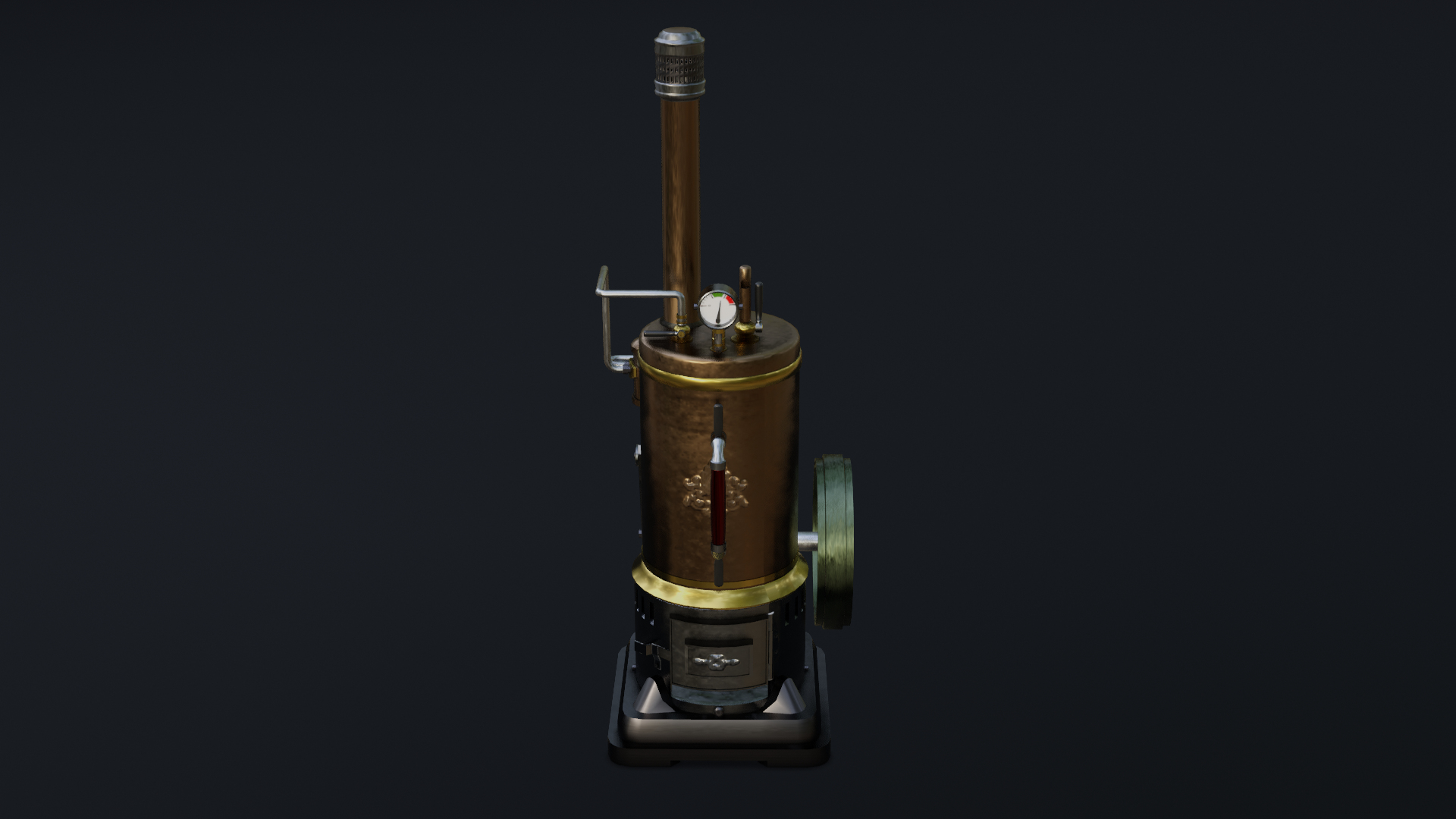 3D Steampunk Engine Model - TurboSquid 1985644