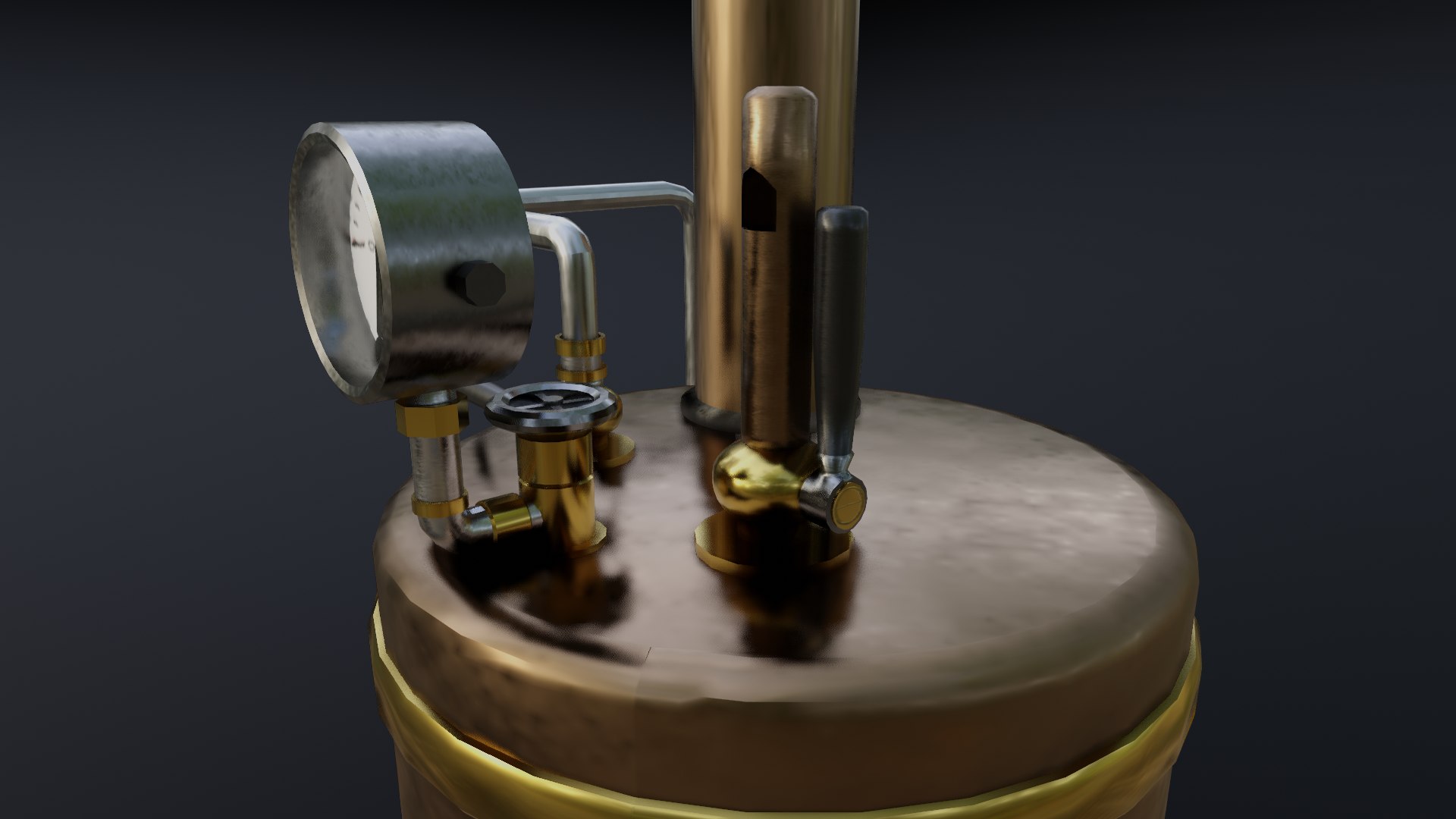 3D Steampunk Engine Model - TurboSquid 1985644