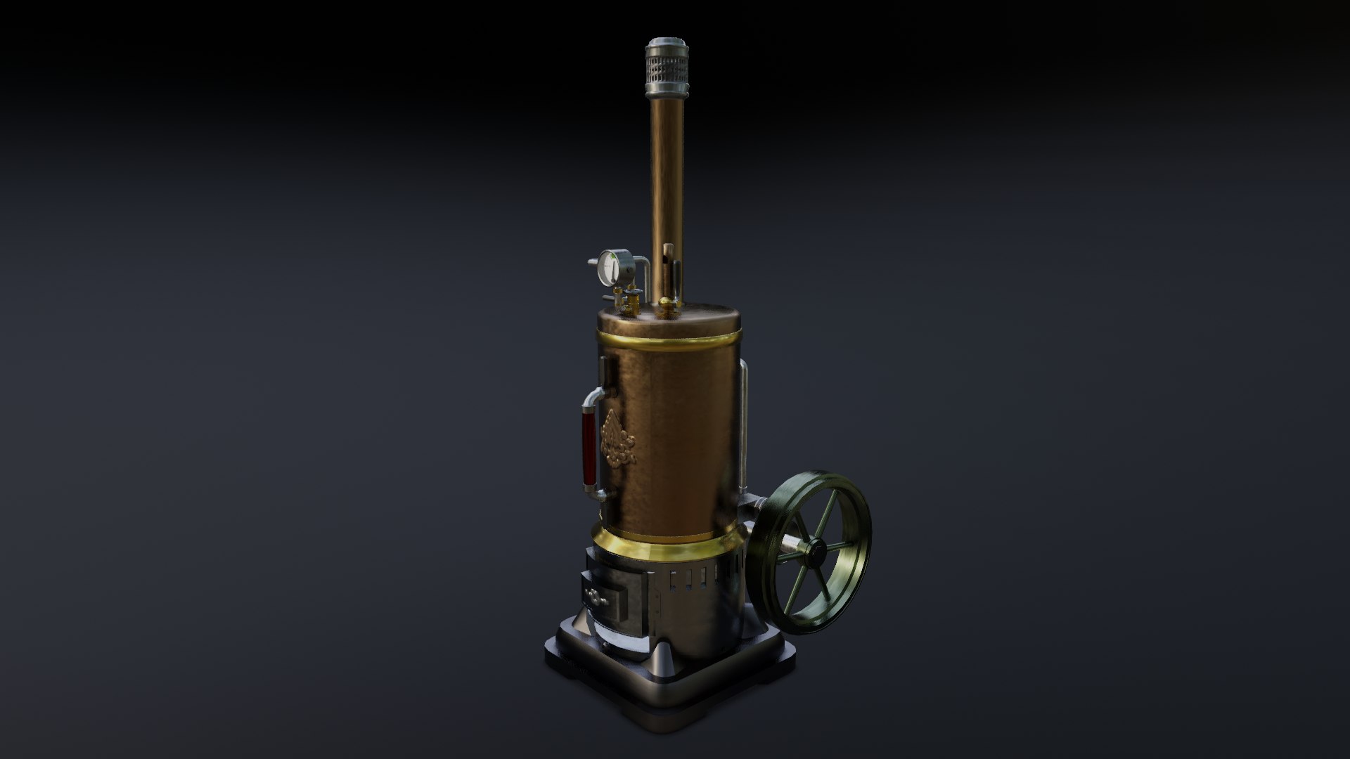 3D Steampunk Engine Model - TurboSquid 1985644