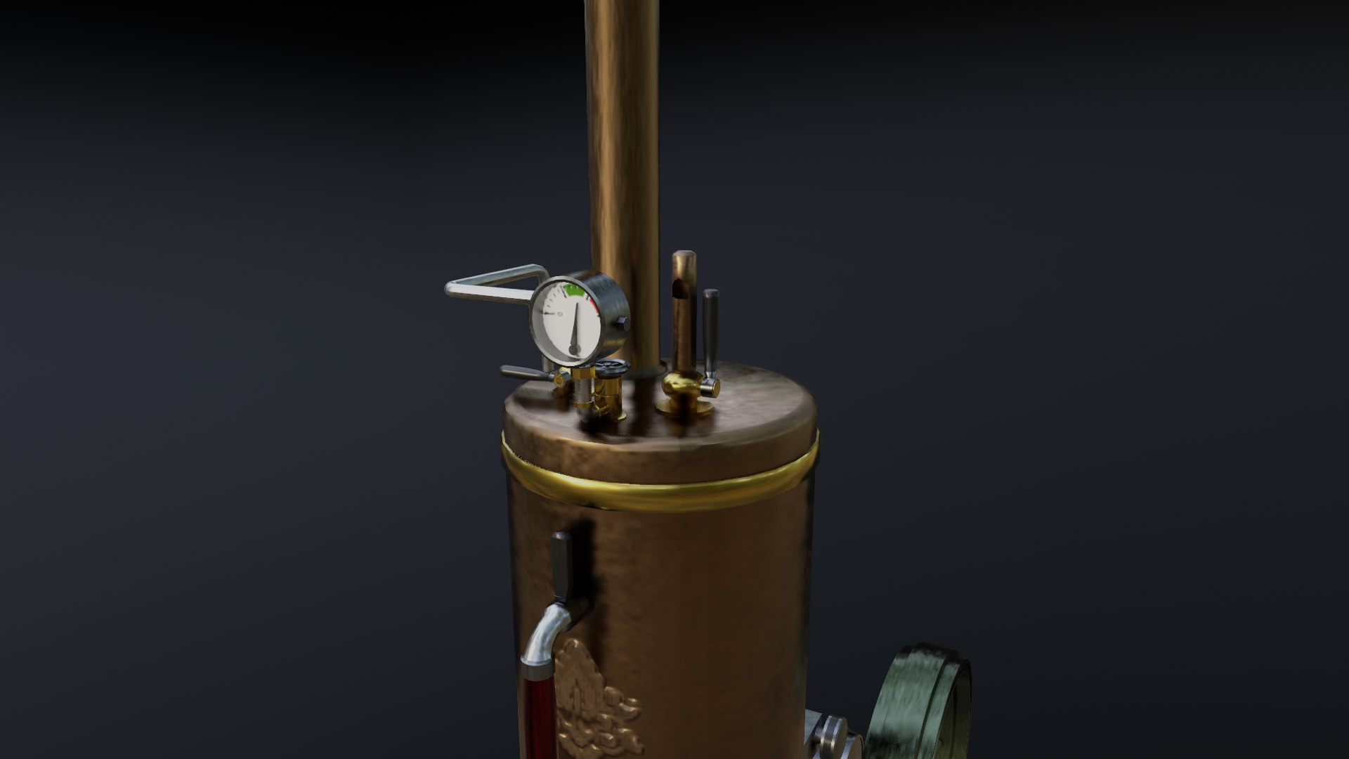 3D Steampunk Engine Model - TurboSquid 1985644