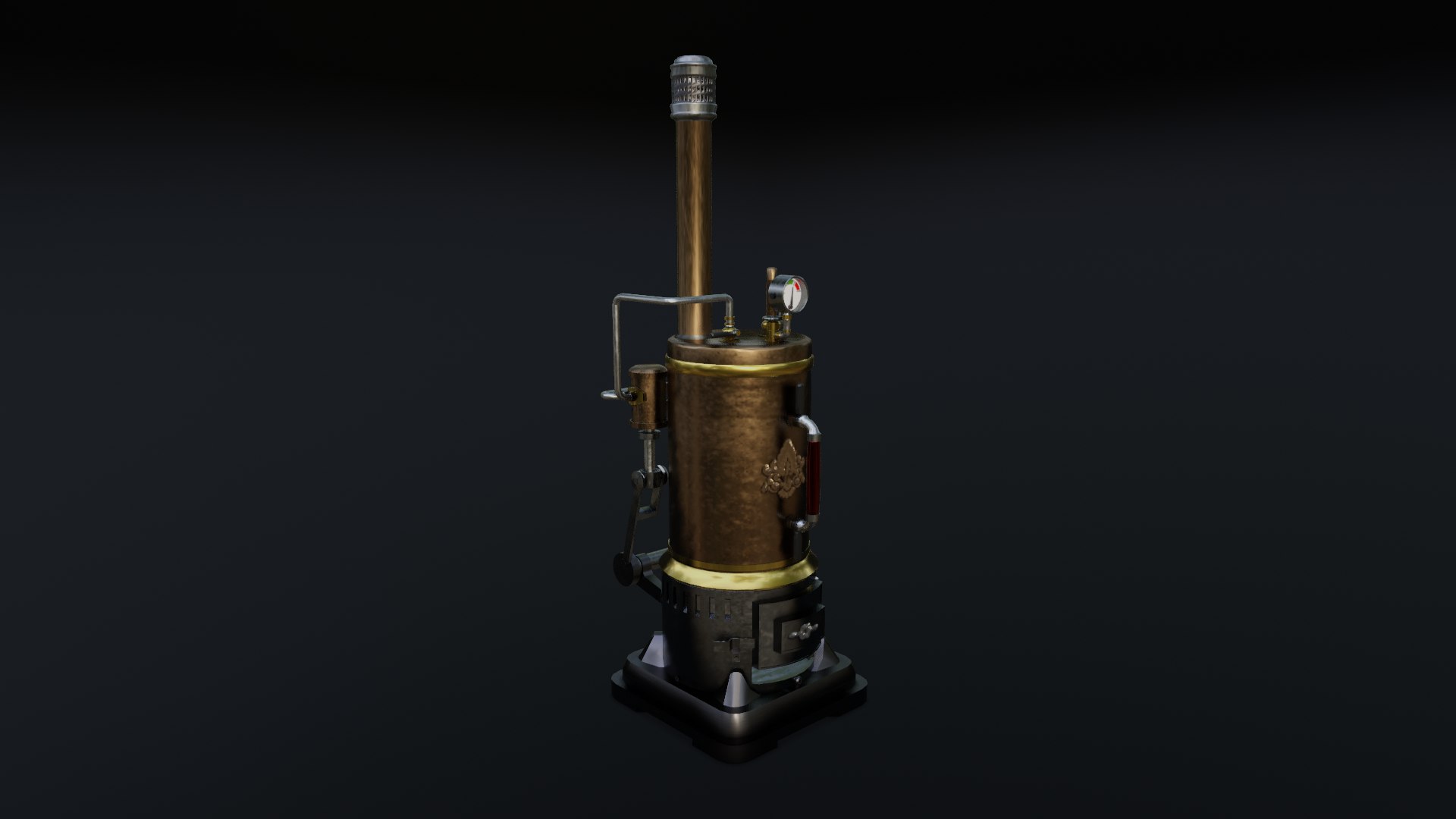 3D Steampunk Engine Model - TurboSquid 1985644