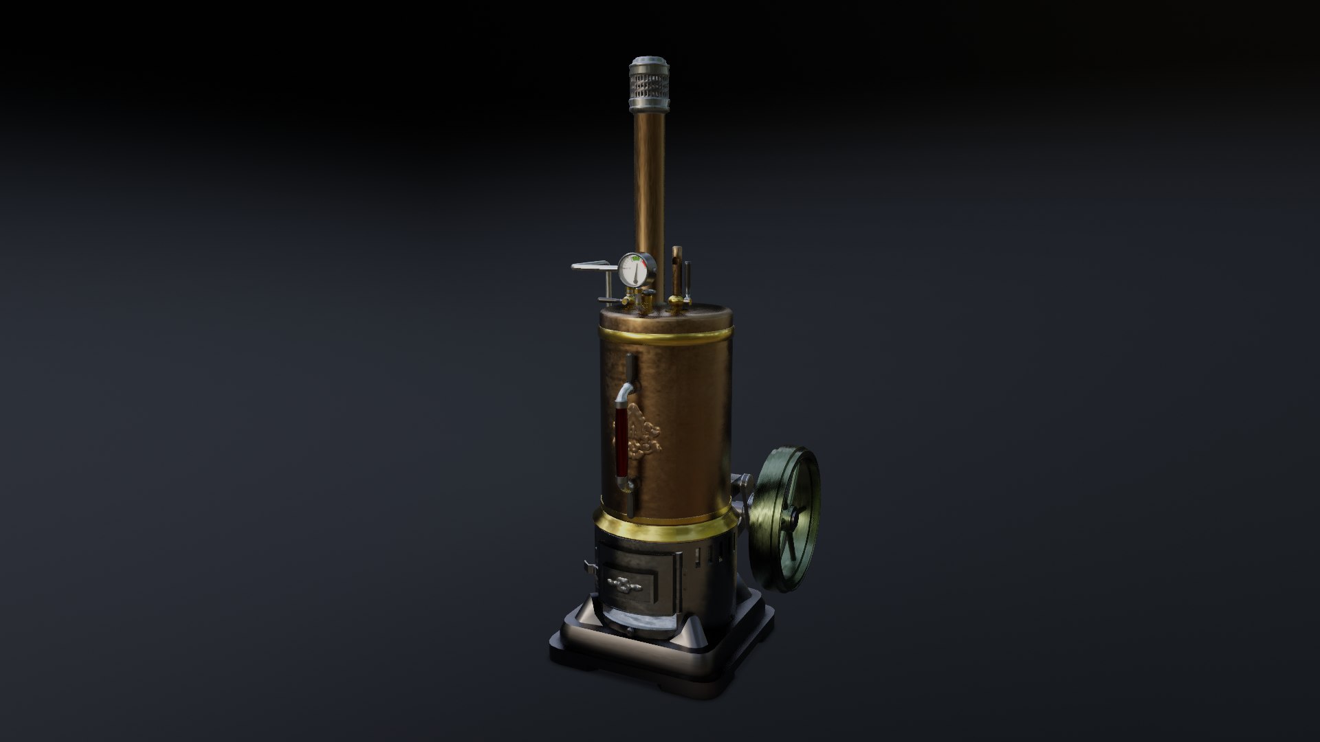 3D Steampunk Engine Model - TurboSquid 1985644