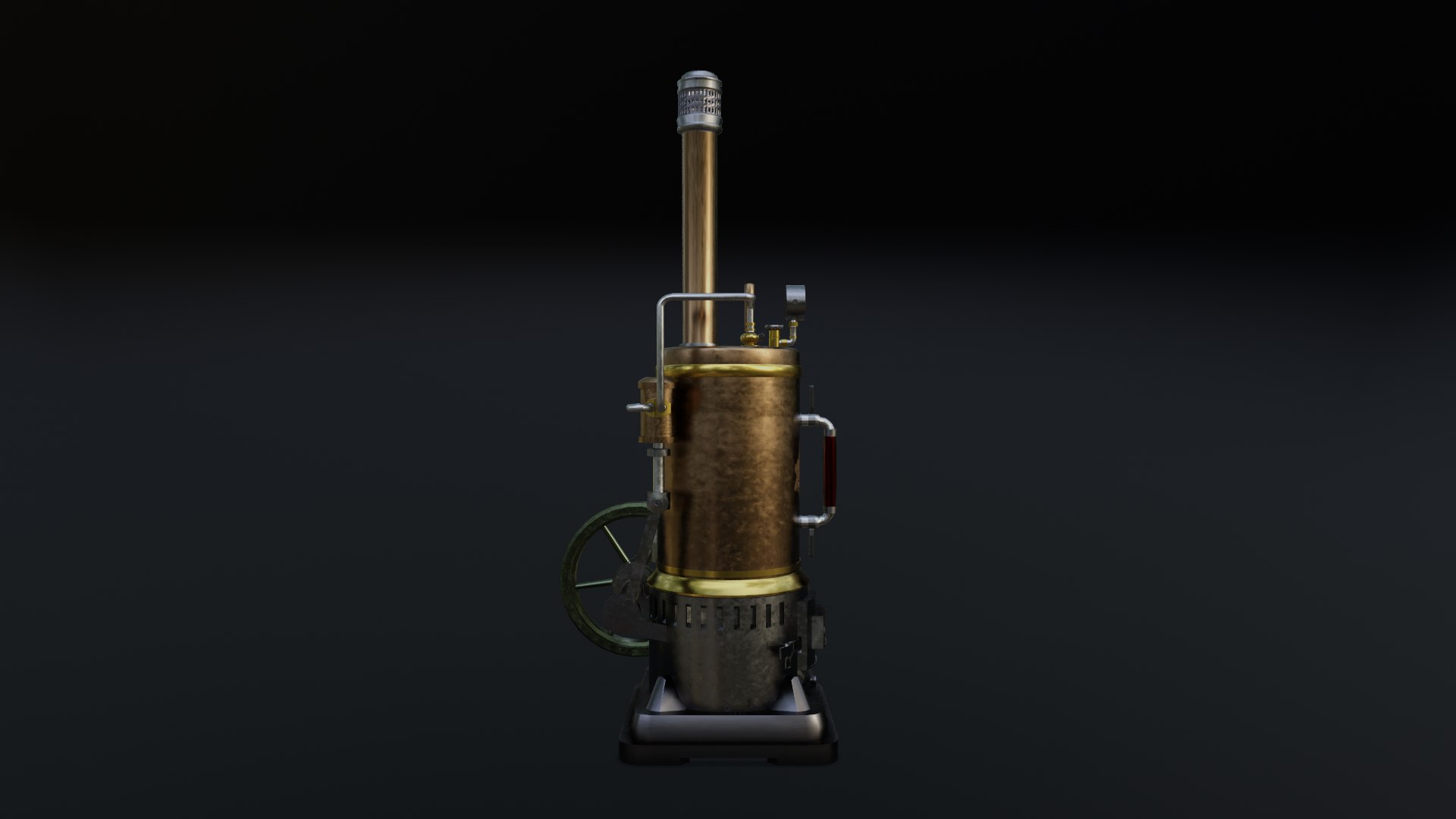 3D Steampunk Engine Model - TurboSquid 1985644