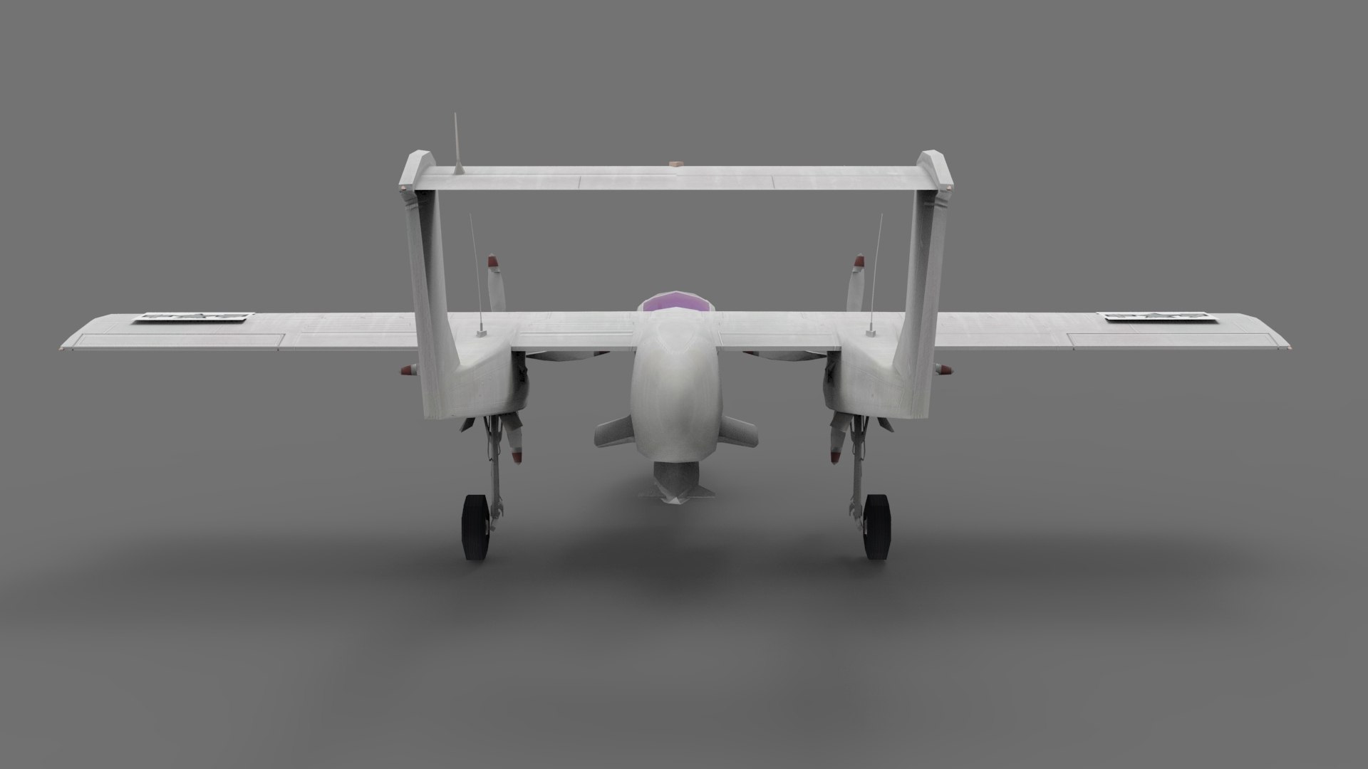 Bronco Air Plane 3D Model - TurboSquid 1913761