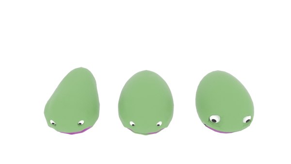 3d blobmonster blob monster