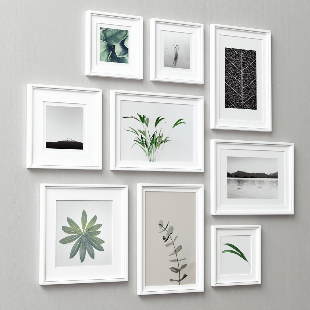 Picture Frames 3D Model - TurboSquid 1442576