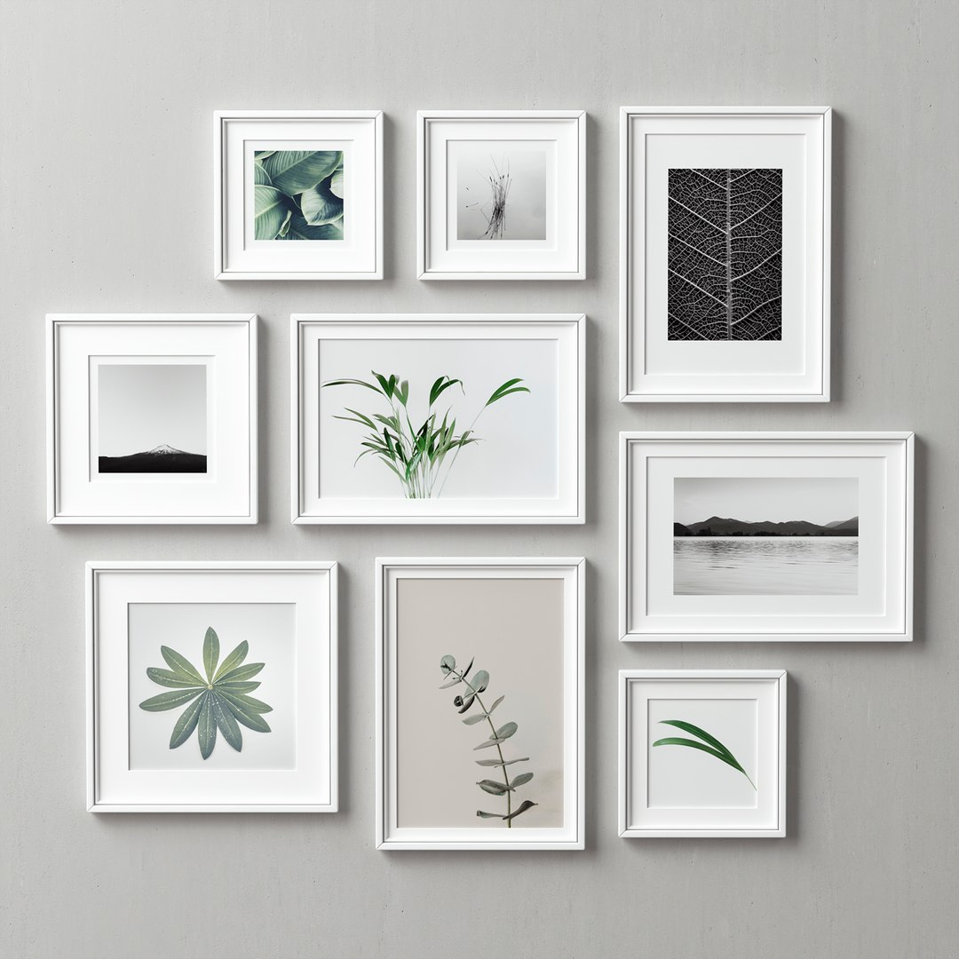 Picture Frames 3D Model - TurboSquid 1442576