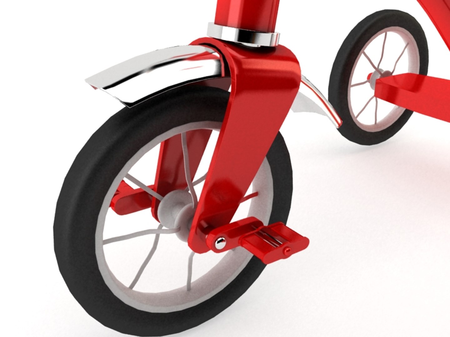 Tricycle Materials 3d Obj