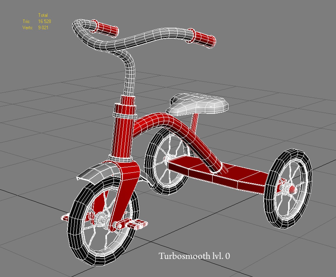 Tricycle Materials 3d Obj