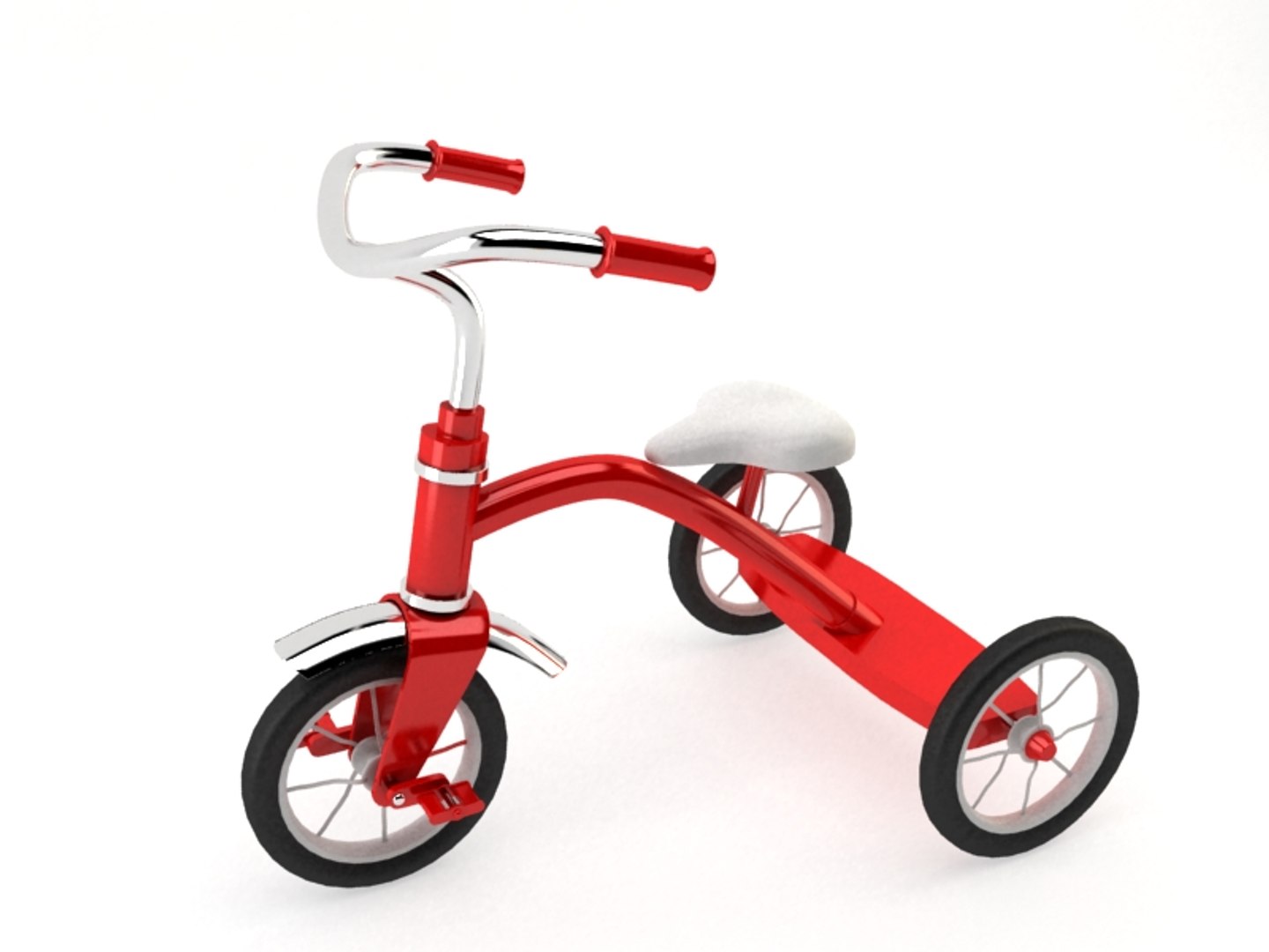 Tricycle Materials 3d Obj