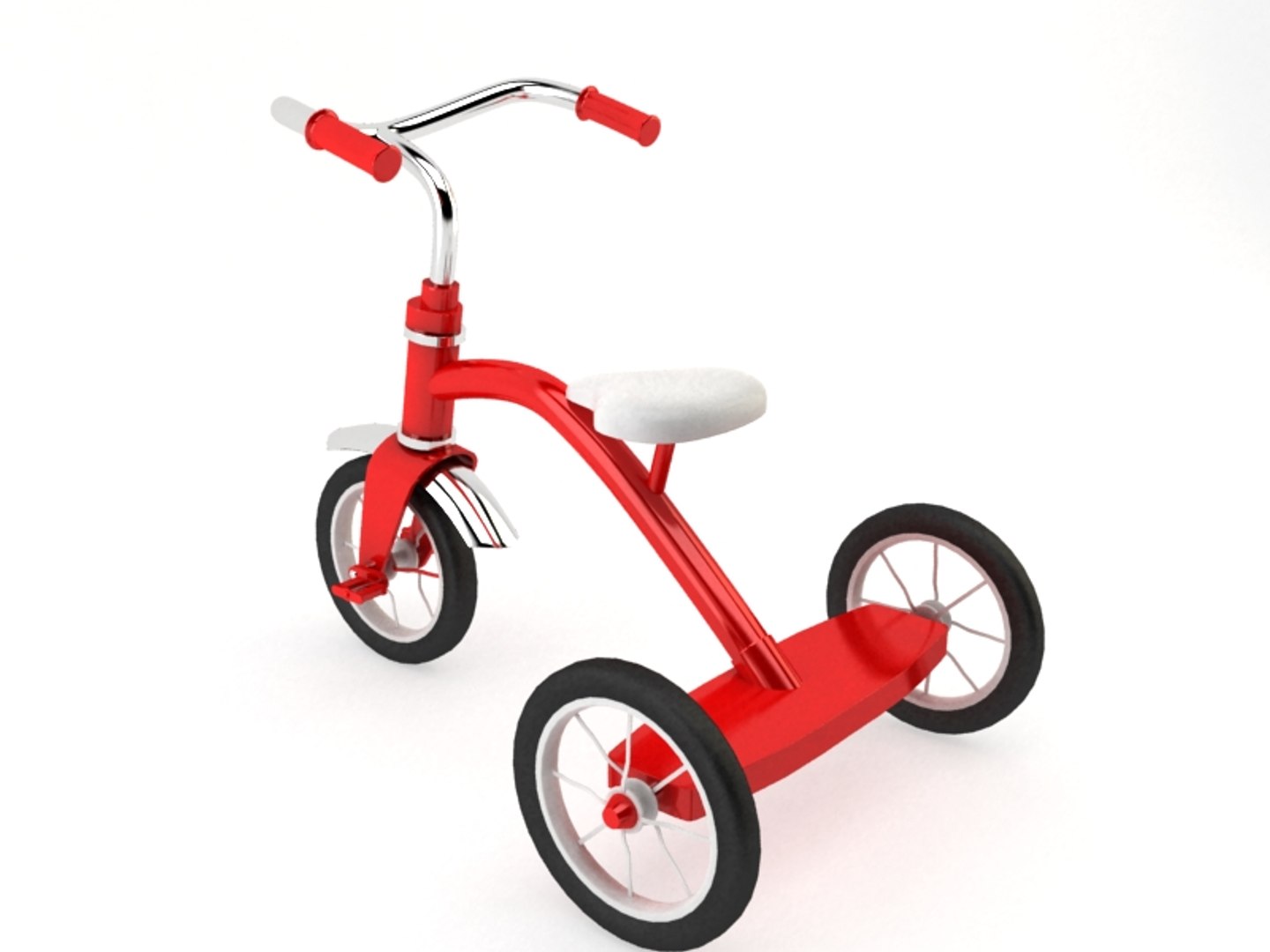 Tricycle Materials 3d Obj