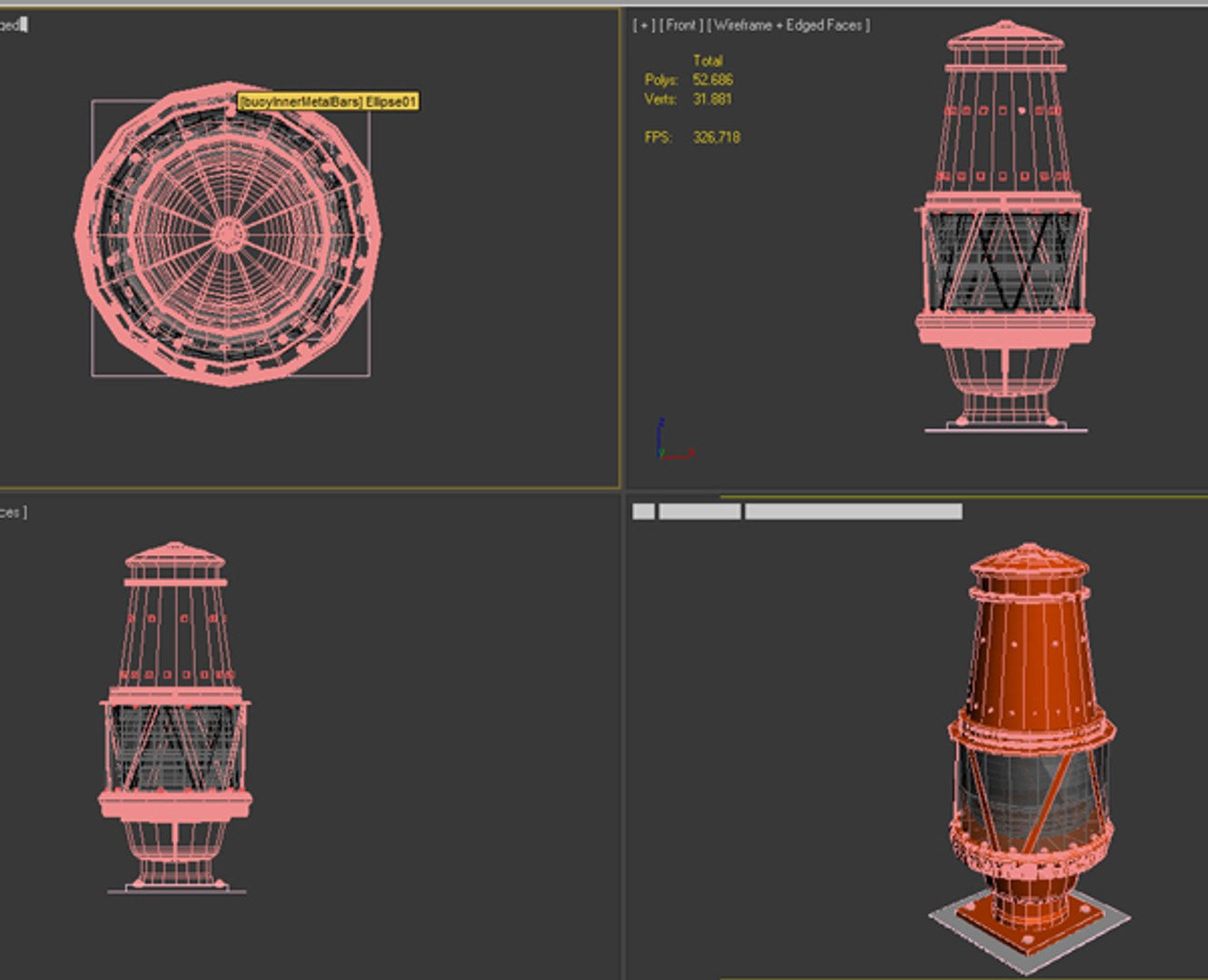 3dsmax historic lighthouse service gas