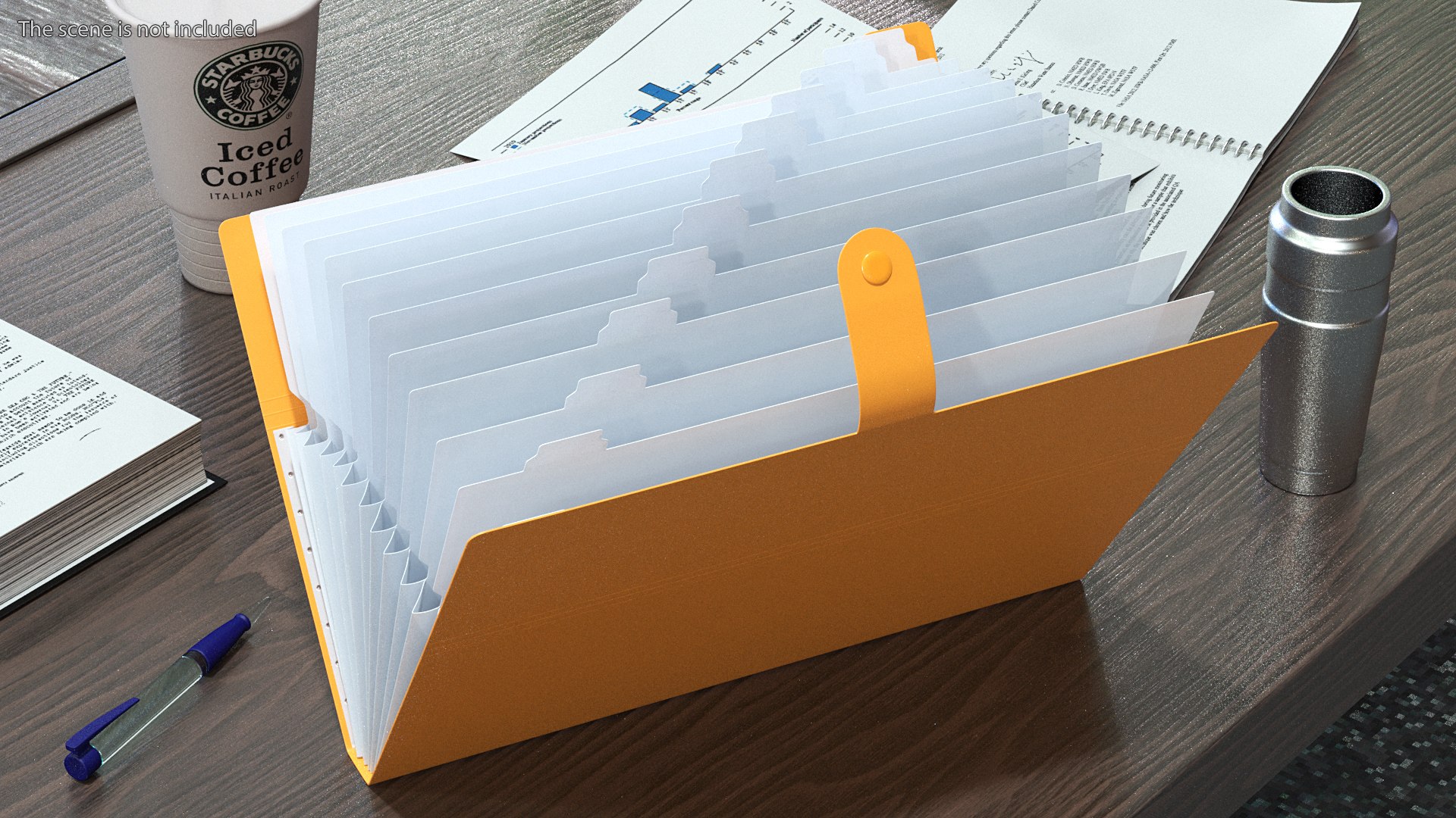 3D Plastic Pocket File Folder Open model - TurboSquid 1805437