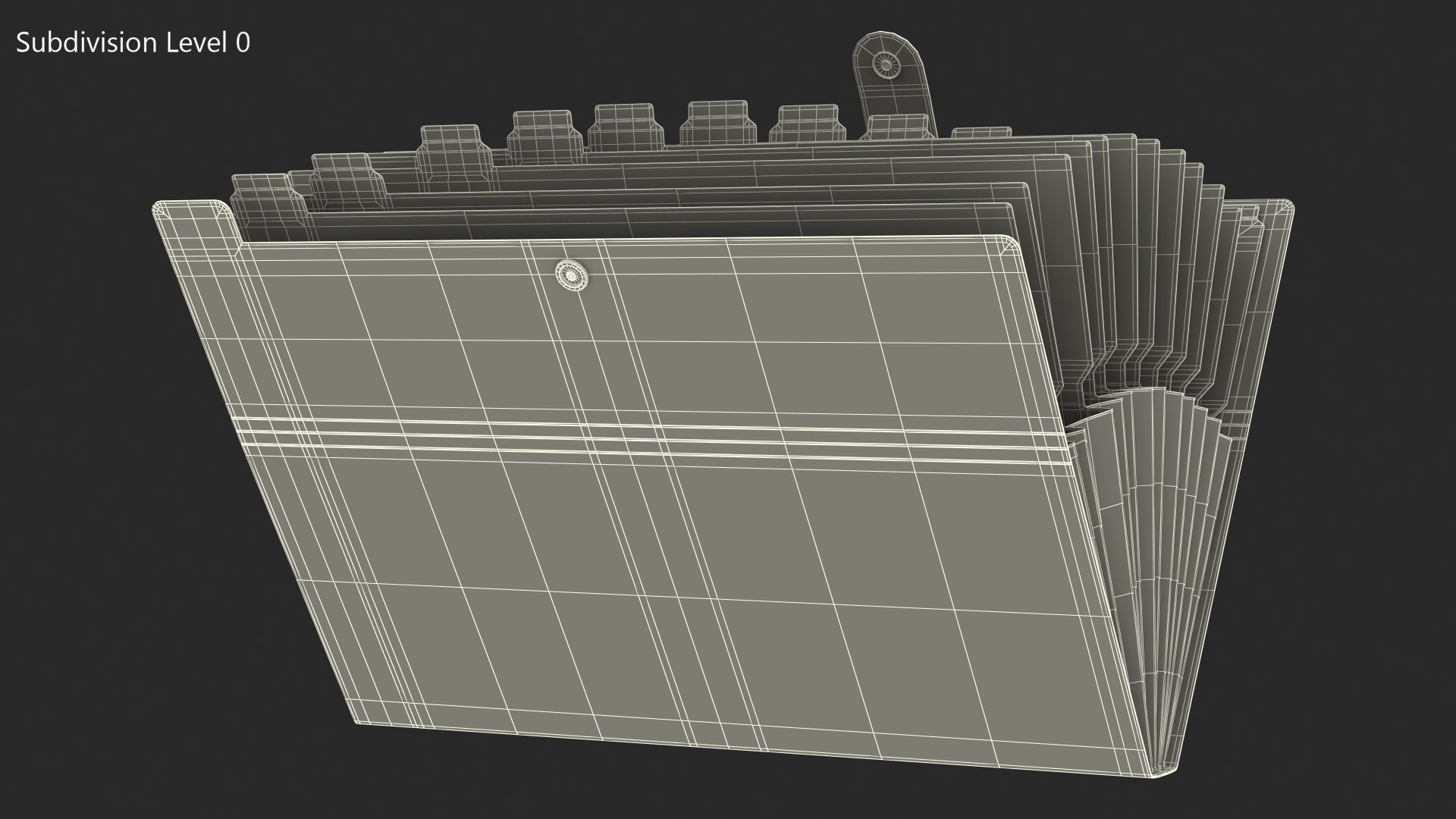 3D Plastic Pocket File Folder Open model - TurboSquid 1805437