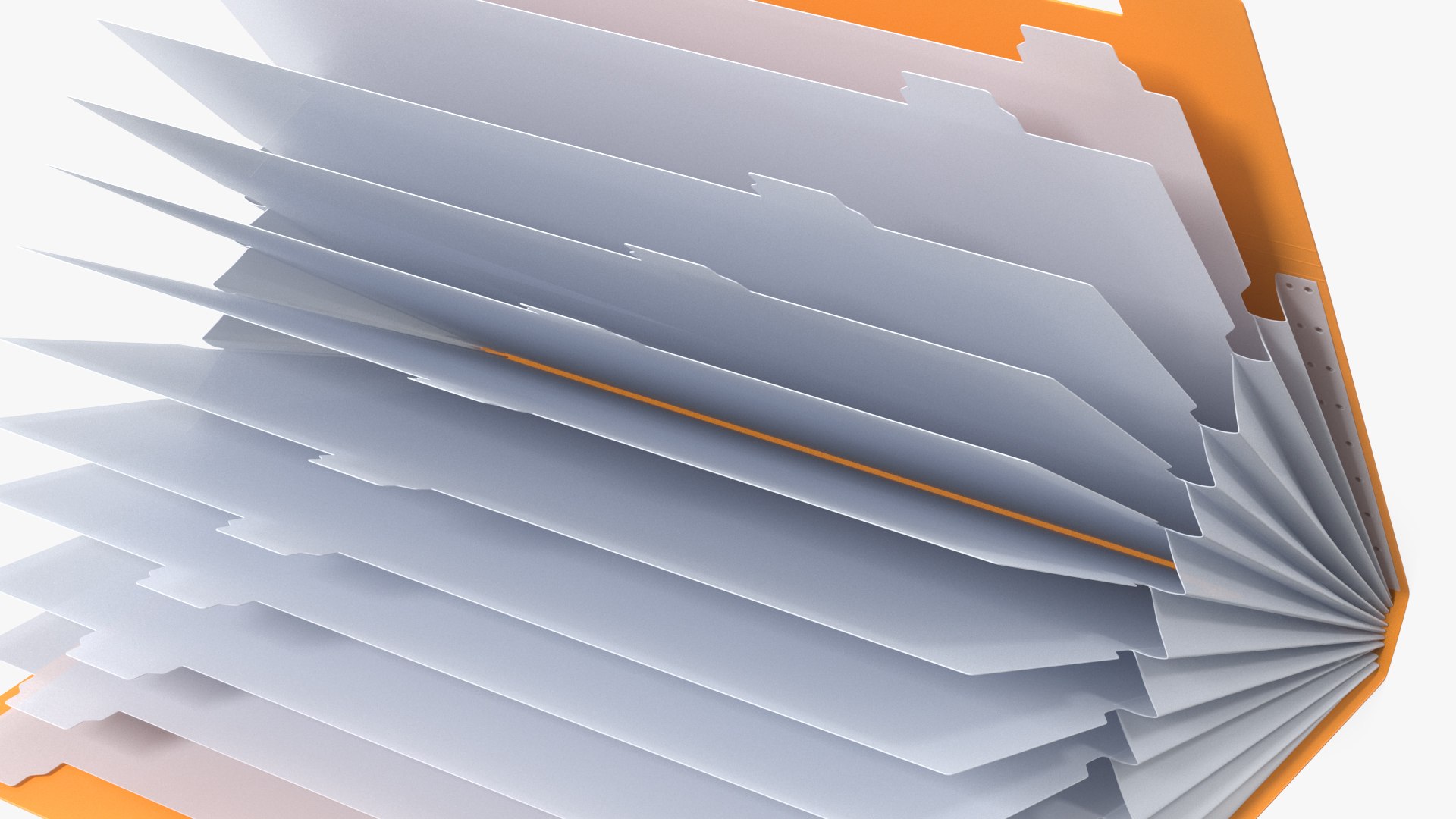 3D Plastic Pocket File Folder Open model - TurboSquid 1805437