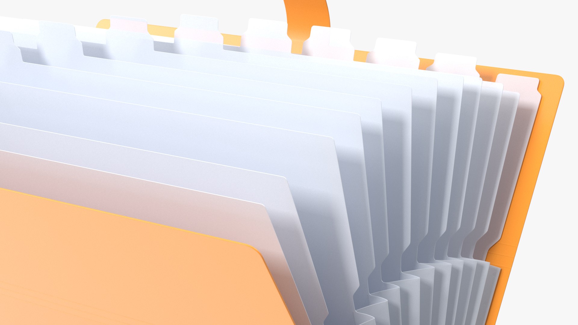 3D Plastic Pocket File Folder Open model - TurboSquid 1805437