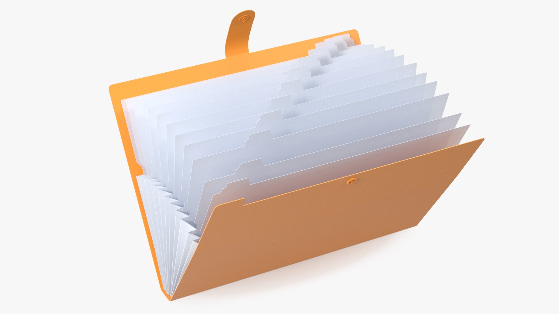 3D Plastic Pocket File Folder Open model - TurboSquid 1805437