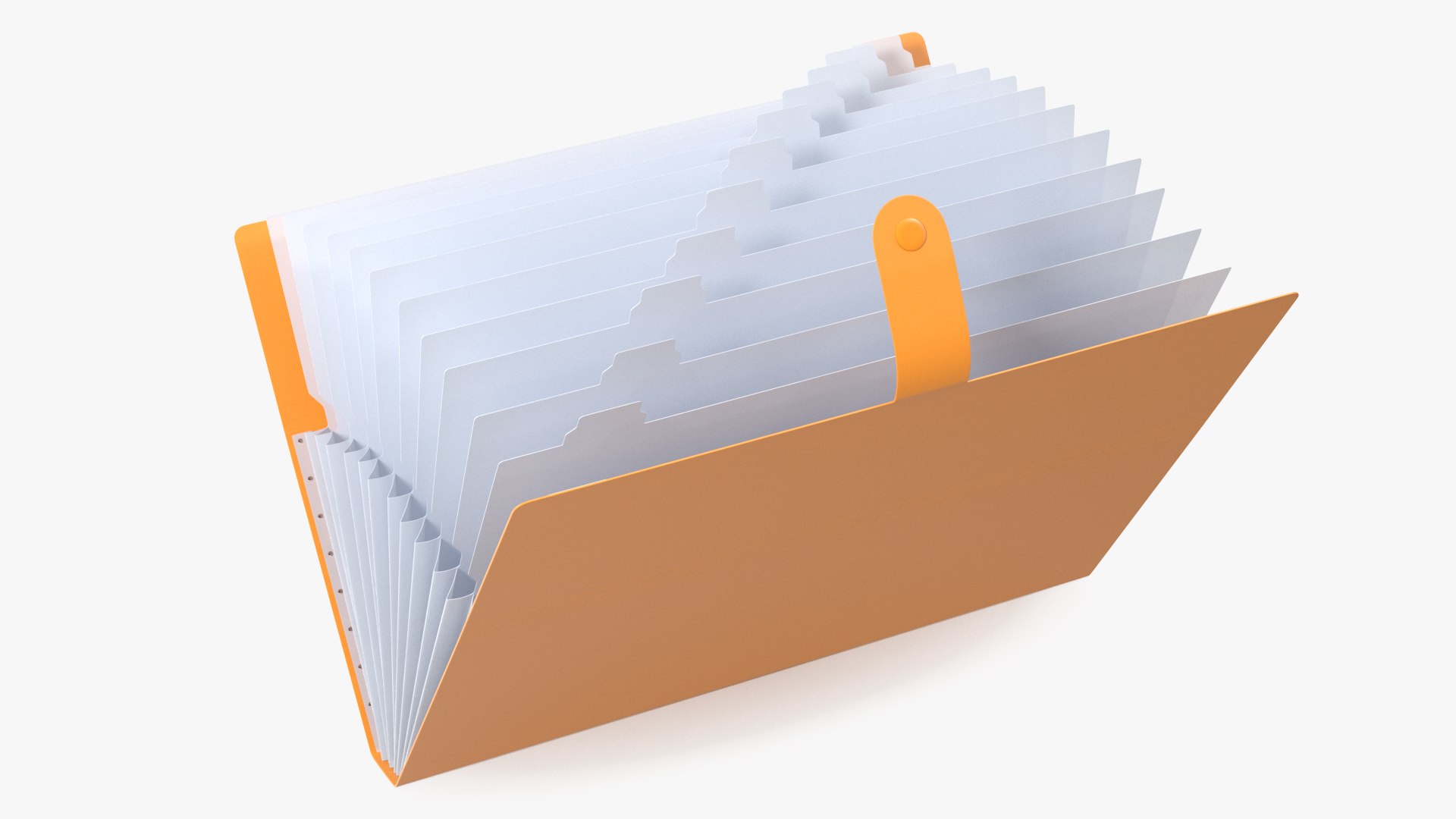 3D Plastic Pocket File Folder Open model - TurboSquid 1805437
