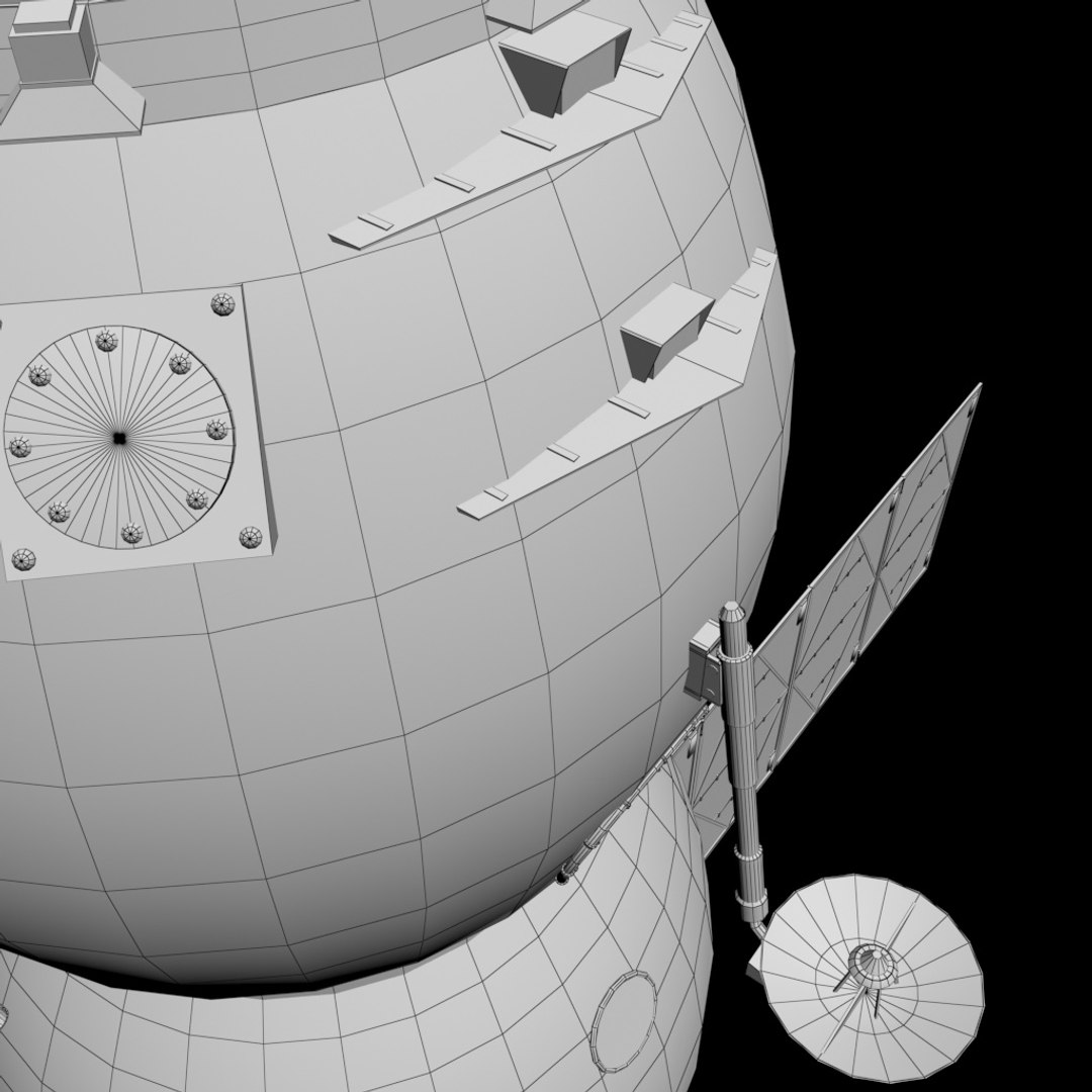 Spaceship Progress 3d Model