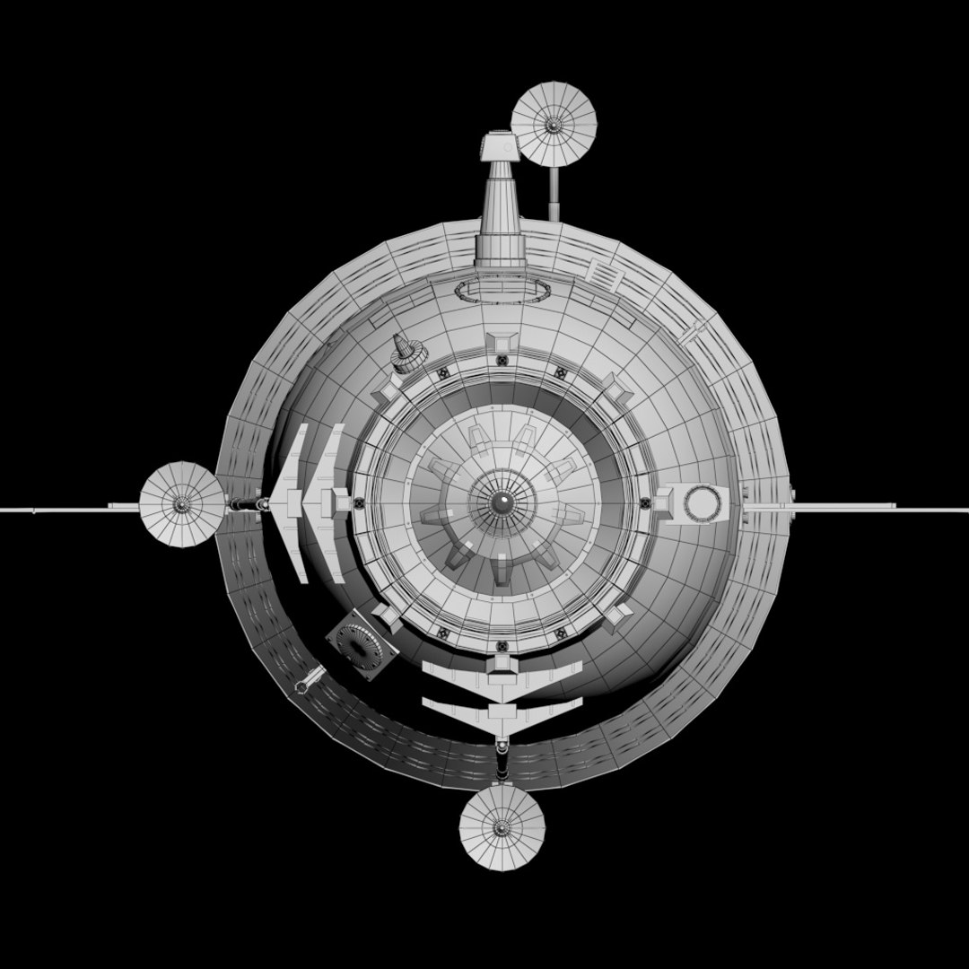 Spaceship Progress 3d Model