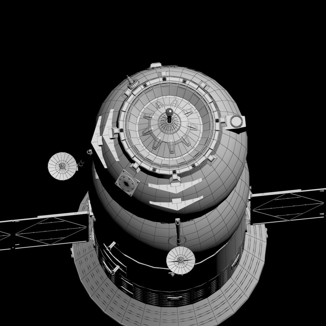 Spaceship Progress 3d Model