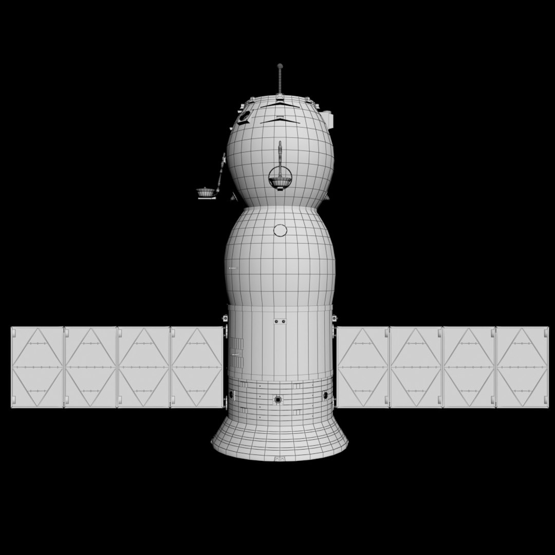 Spaceship Progress 3d Model