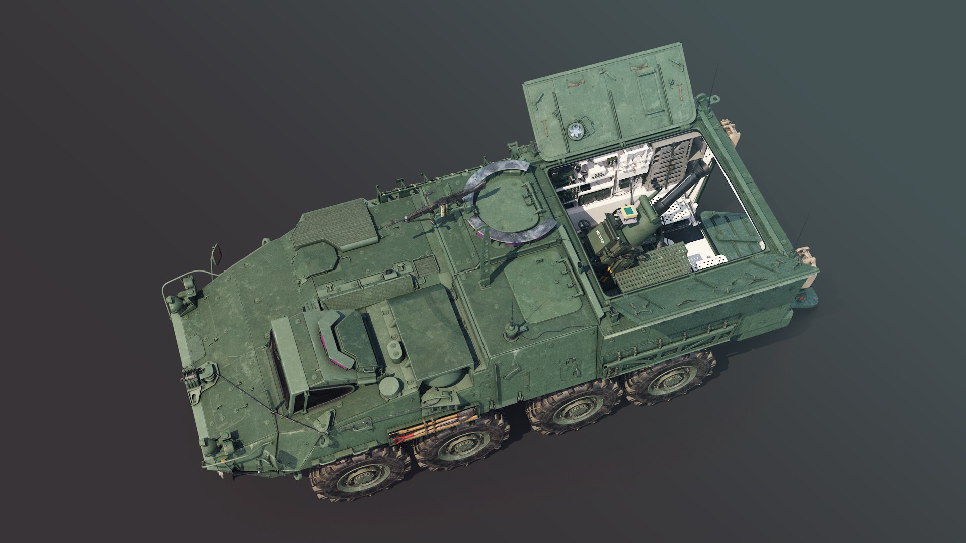 3D Stryker M1129 Mc Military Vehicle Model - TurboSquid 1592051