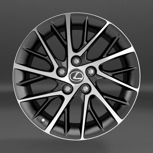 3d lexus wheel1 model